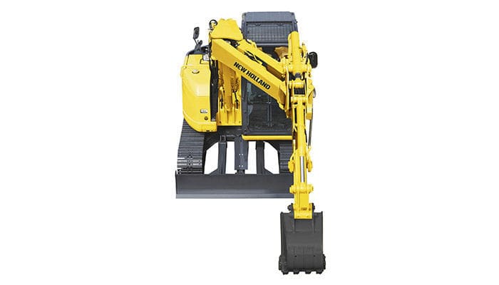 Midi excavator - E75C SR OFFSET BOOM - New Holland Construction ...