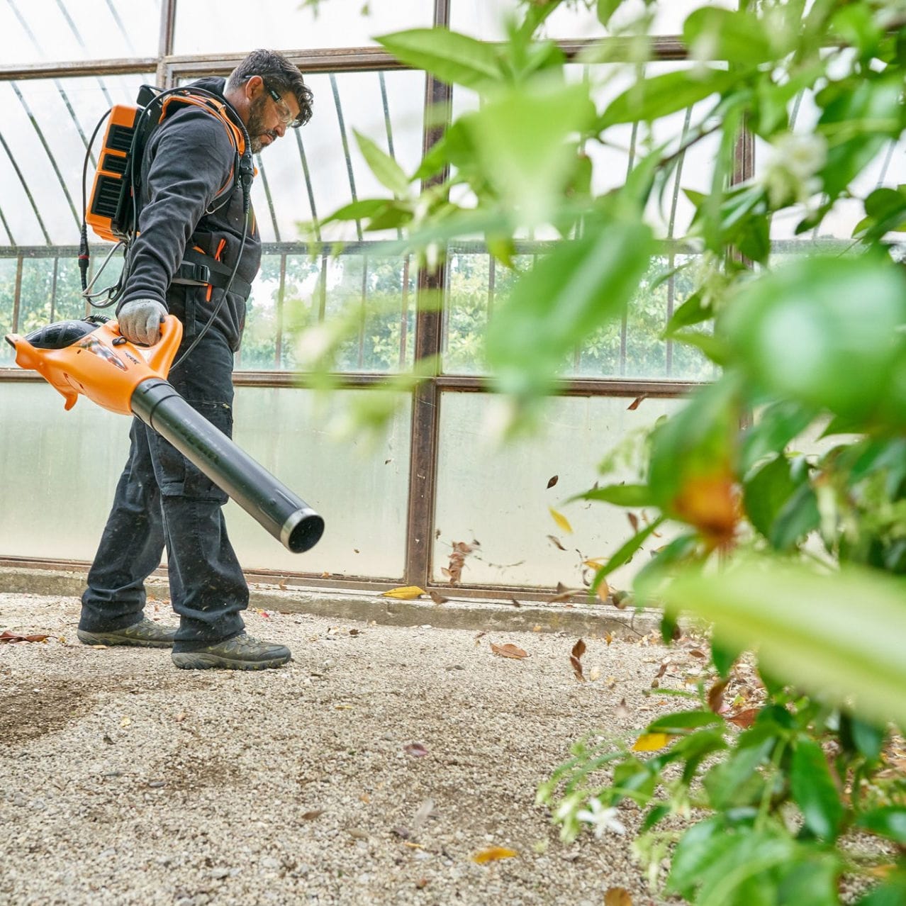 Backpack leaf blower - AIRION 3 - Pellenc S.A. - handheld / lightweight