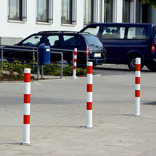 Access control bollard - 460FB - Schake GmbH - removable / steel / high