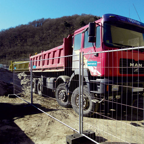 Welded mesh fence - 3B2035 - Schake GmbH - for construction site ...
