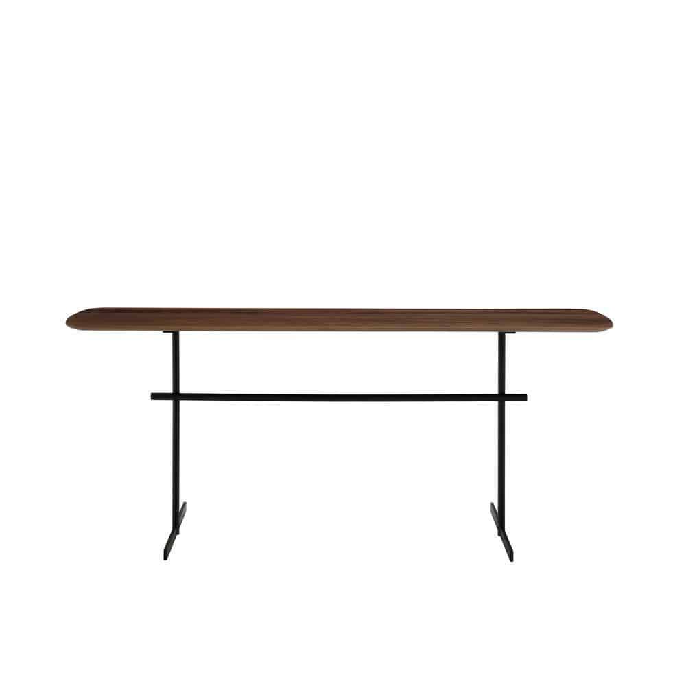 Contemporary side table - PRADO - CINNA - American walnut / lacquered ...