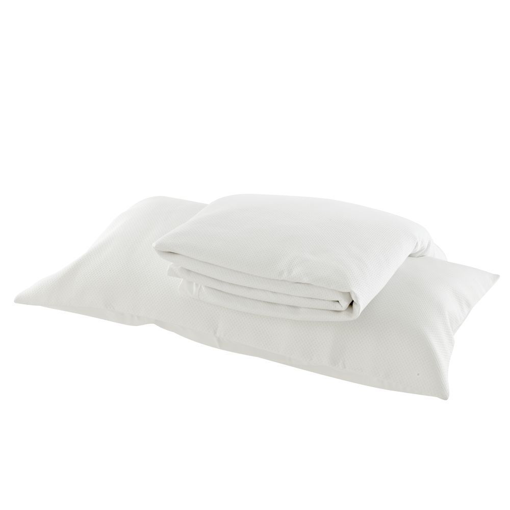 Rectangular cushion - POINTILLÉ - CINNA - patterned / cotton / white