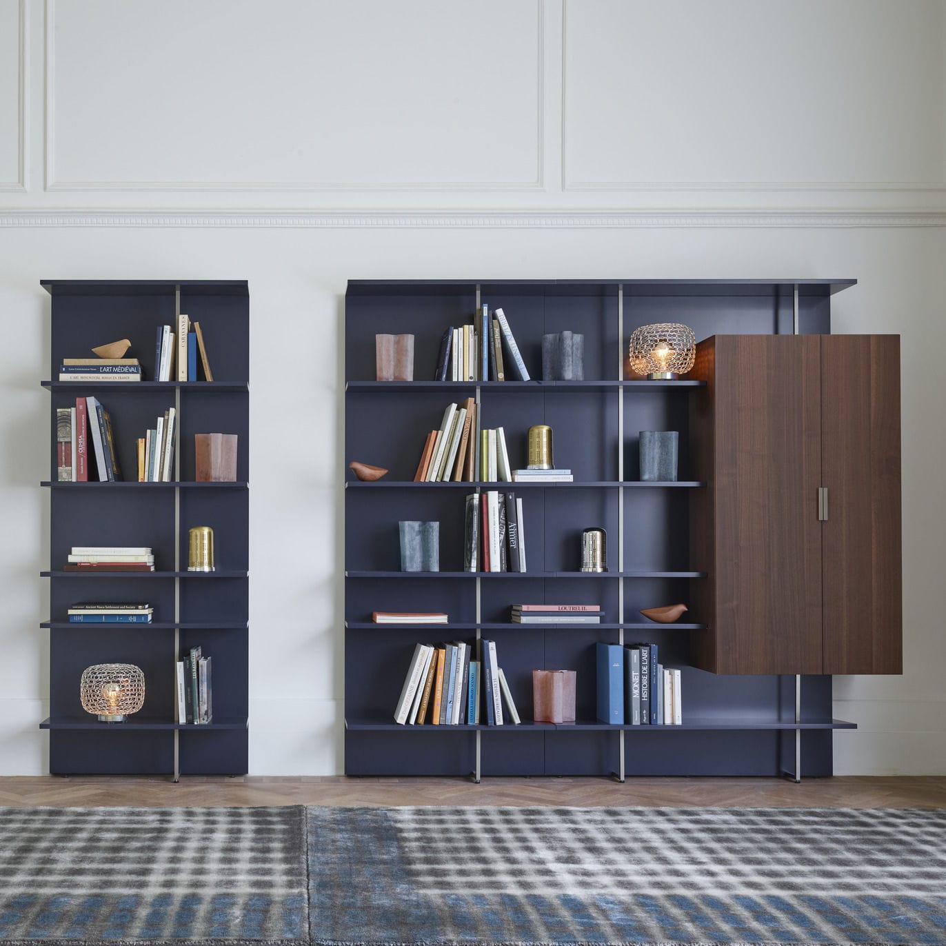 Free-standing bookcase - EVERYWHERE - CINNA - wall-mounted ...