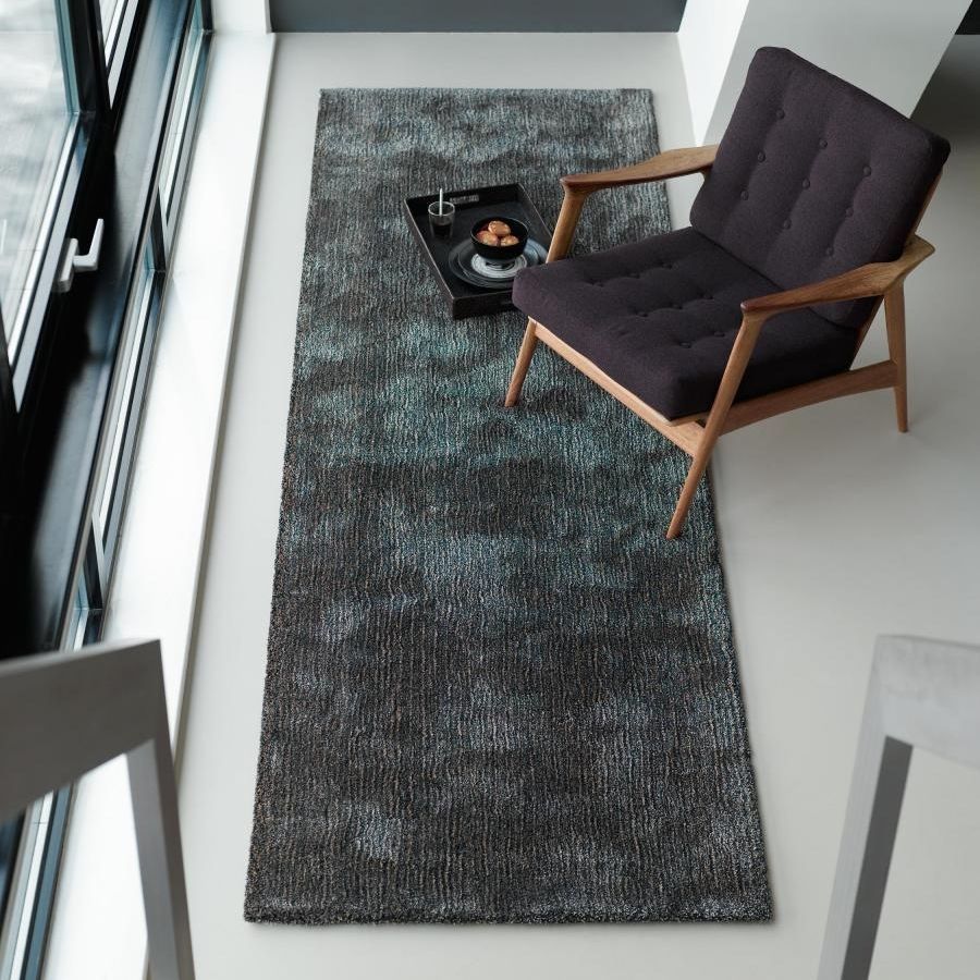 Contemporary rug - Mystique - Carpet Sign - plain / silk / New Zealand wool