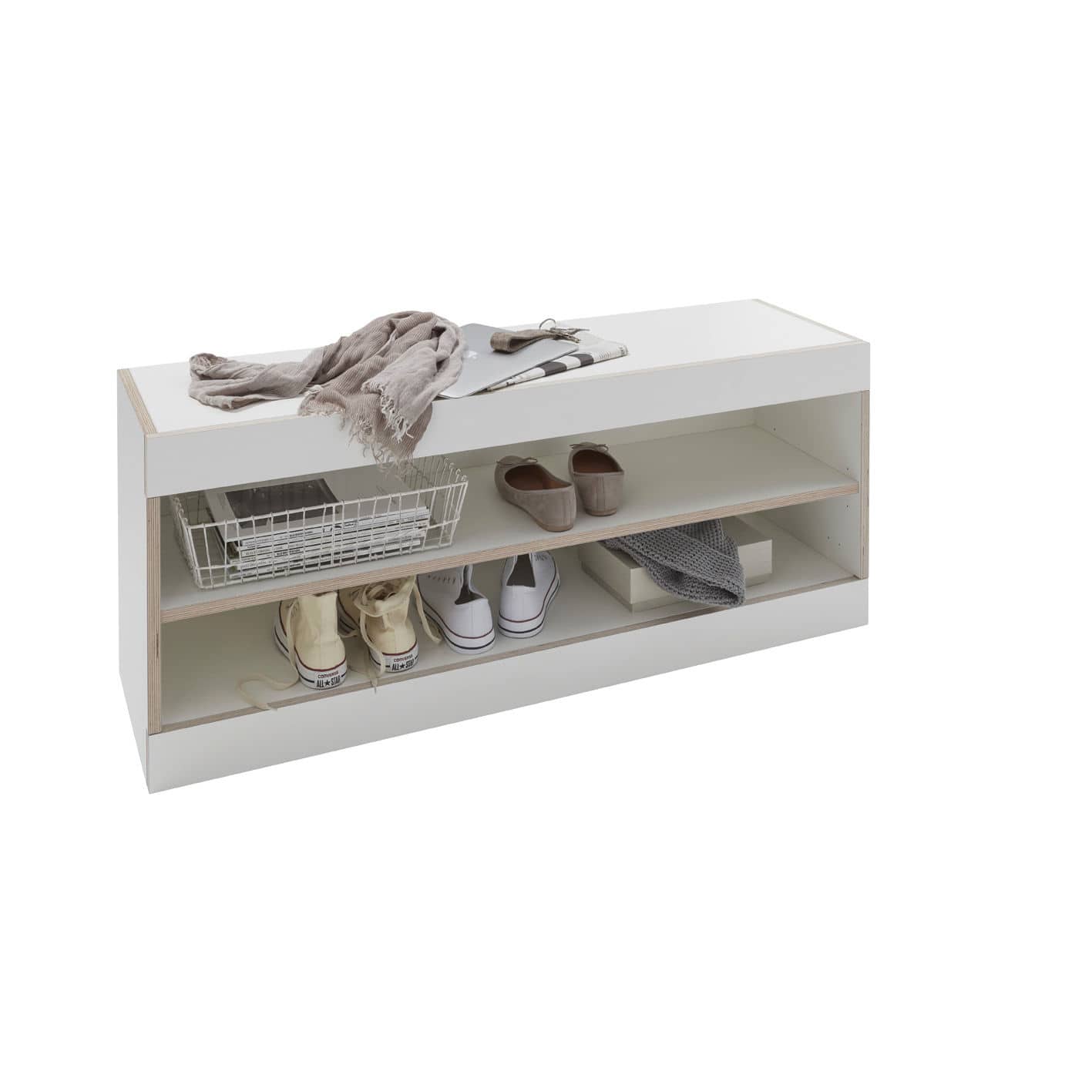 Contemporary shoe rack - FLAI - Mueller Moebelwerkstätten - free ...