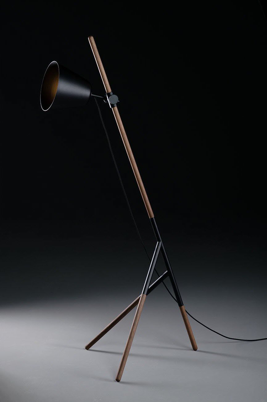 Floor-standing lamp - INSERT - Artisan Solid Wood Furniture - powder ...