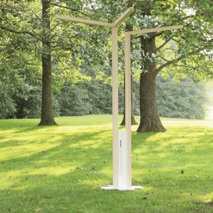 Urban lamp post - TREE - Tunto - garden / contemporary / wooden
