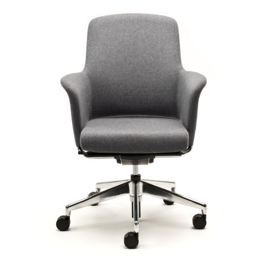 Contemporary office armchair - RHAPSODY : RH900 - Senator - leather ...