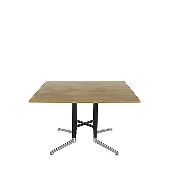 Contemporary conference table - AD-LIB - Senator - wooden / steel / square