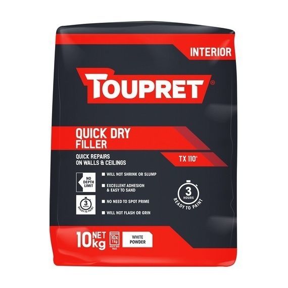 Filling coating - TX110 - TOUPRET - indoor / plaster / for bricks