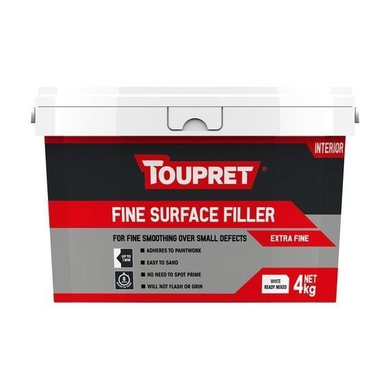 Smoothing coating - FINE SURFACE FILLER - TOUPRET - filling / indoor ...