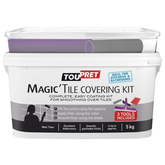 Smoothing coating - MAGIC'TILE - TOUPRET - sealing / filling / bathroom
