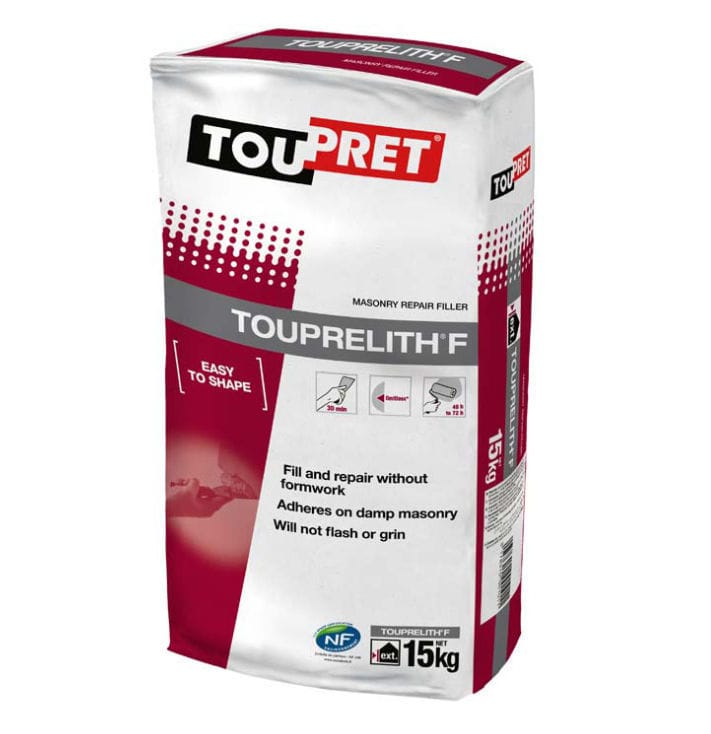 Filling coating - TOUPRELITH® F - TOUPRET - indoor / plaster / for bricks