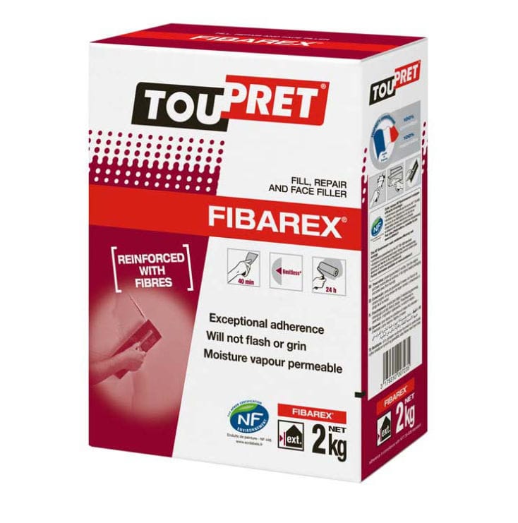 Filling coating - FIBAREX® - TOUPRET - indoor / plaster / for bricks