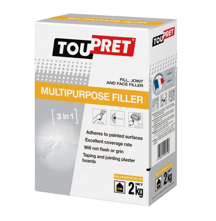 Filling coating - MULTIPURPOSE - TOUPRET - jointing / indoor / plaster