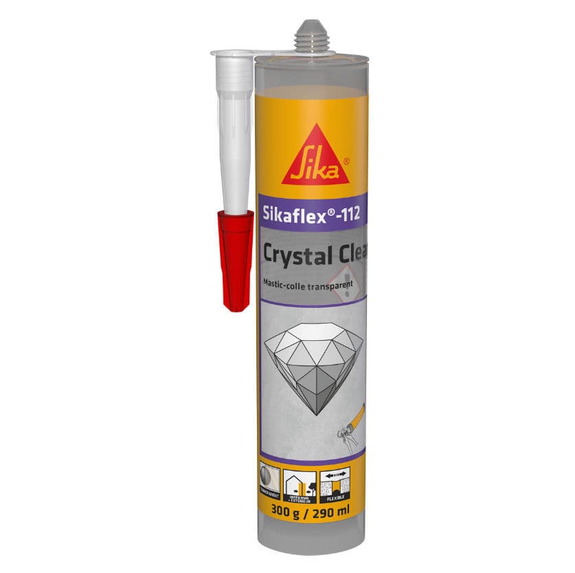 Elastic sealant - Sikaflex®-112 Crystal Clear - Sika France SAS ...