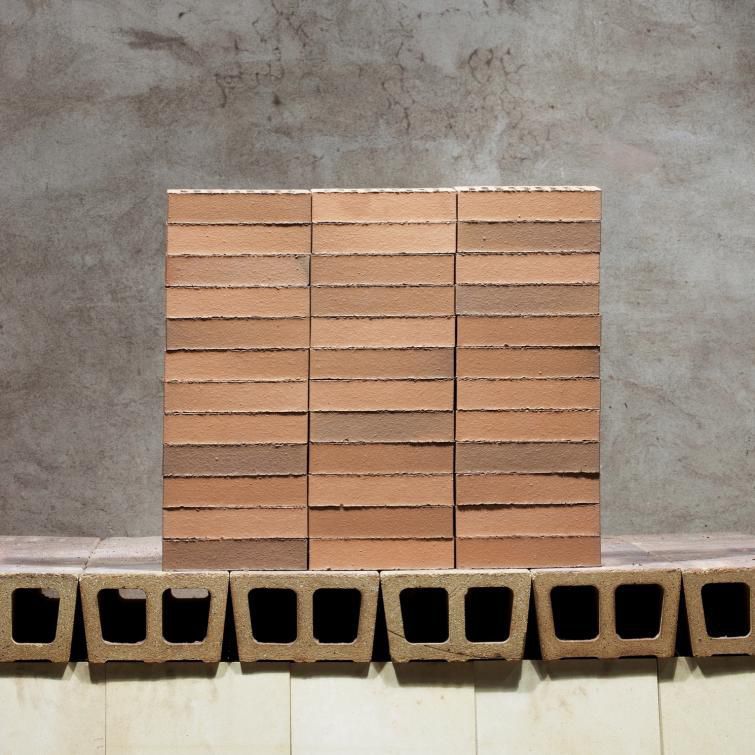 Facade cladding brick - SAHARA STP-4B - Janinhoff