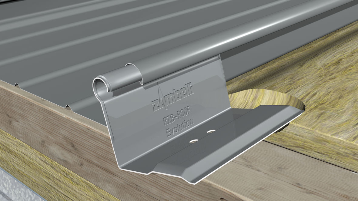 Metal roofing - RIB-ROOF EVOLUTION - Zambelli GmbH & Co. KG - ribbed ...