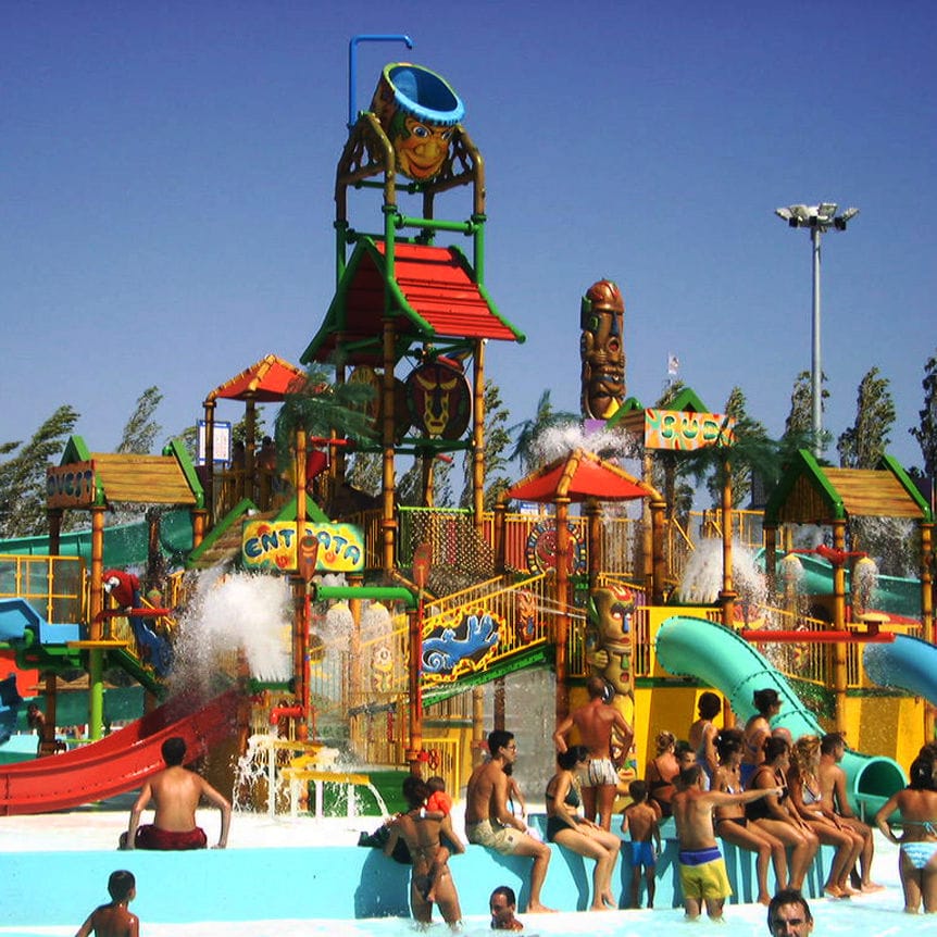 Water park play structure - Van Egdom - plastic / modular