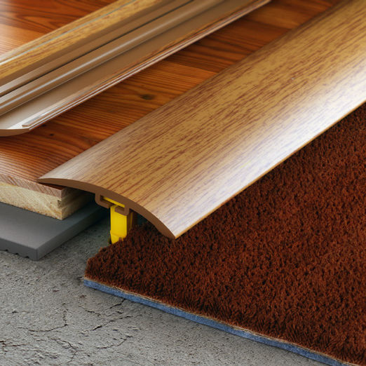 PVC transition profile - C42 - SALAG - for tile / carpet