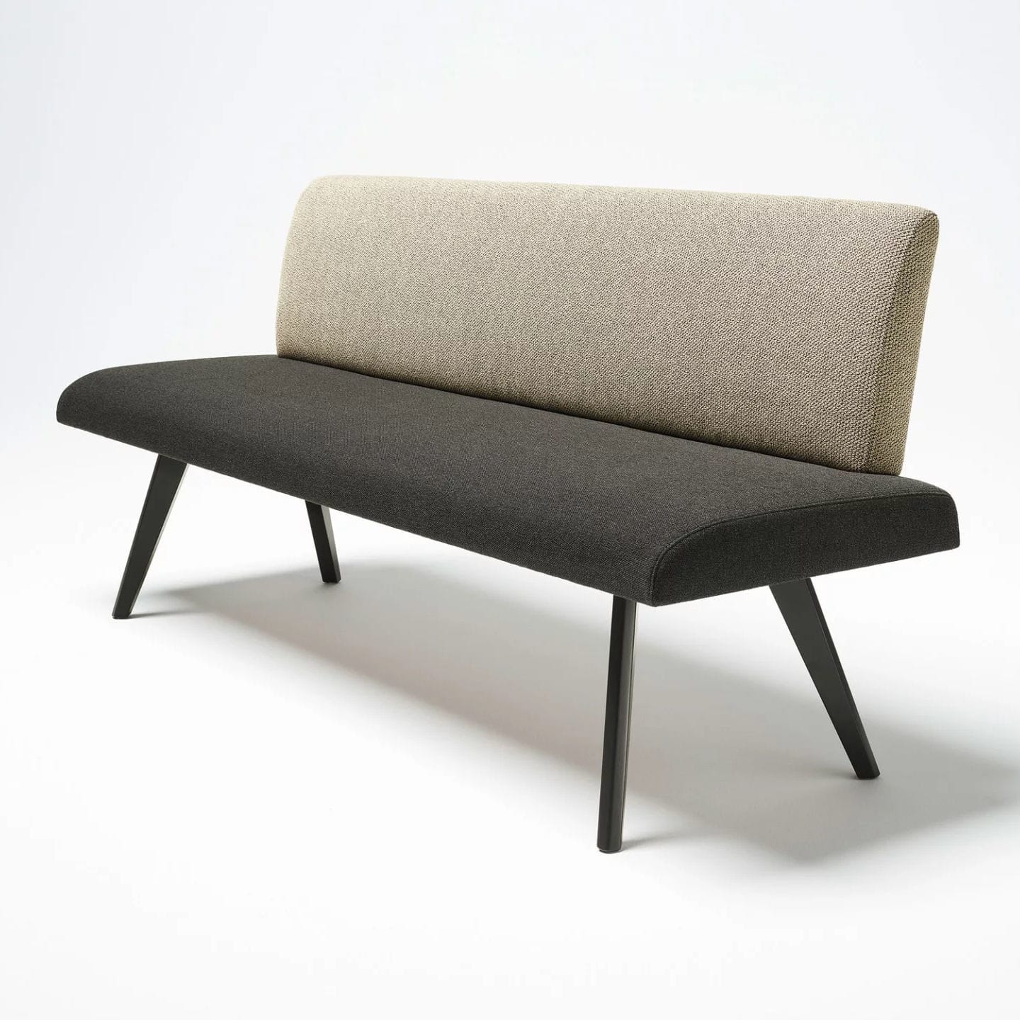 Contemporary upholstered bench - UNO - ANREI - Reisinger GmbH - fabric ...