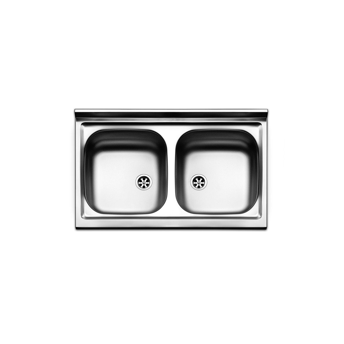 Double kitchen sink - PISA : PI802 - Apell S.p.A. - without drainboard ...
