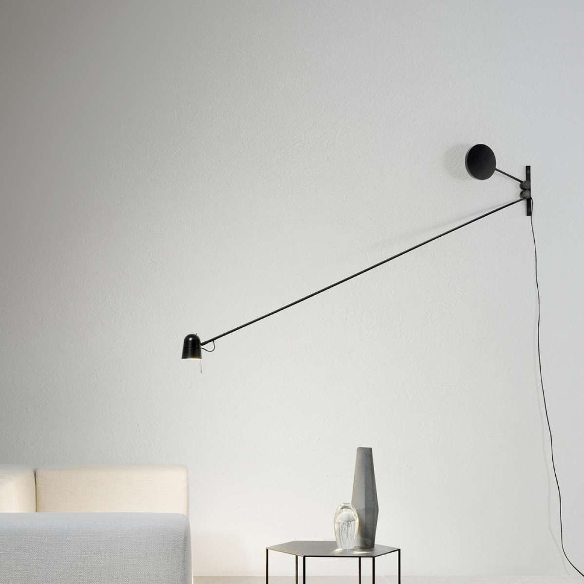 Contemporary wall light - Counterbalance - LUCEPLAN - indoor / aluminum ...