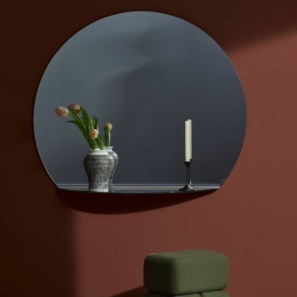 Wall-mounted mirror - GIBBOUS - Cassina - minimalist design / round ...