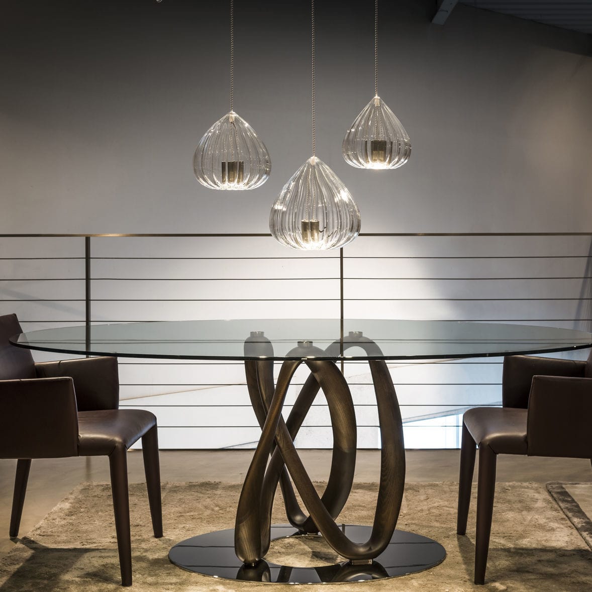 Pendant lamp - Blow up - ALBUM - blown glass / contemporary / corded