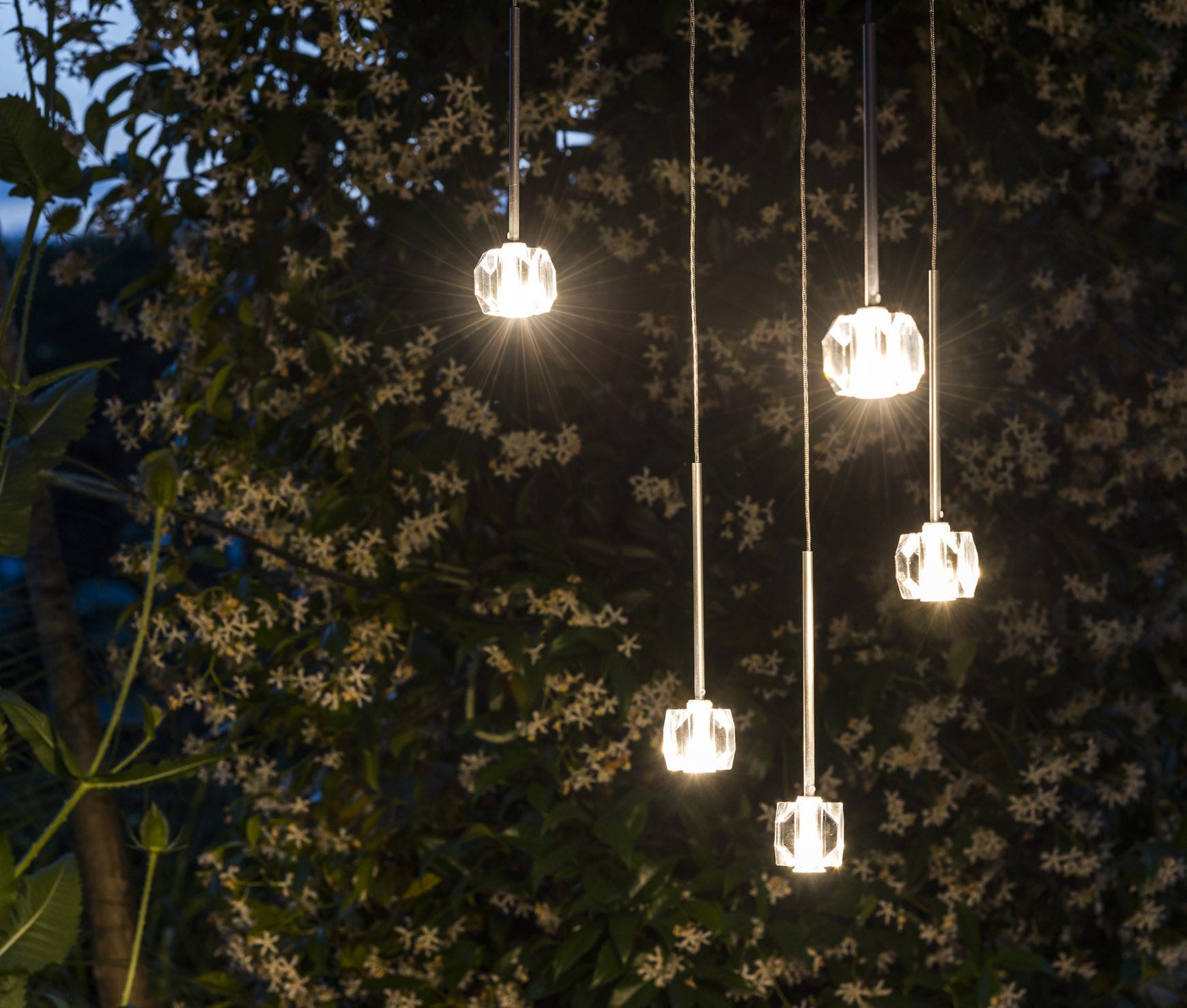 Outdoor lamp - ALBUM - pendant / glass / contemporary