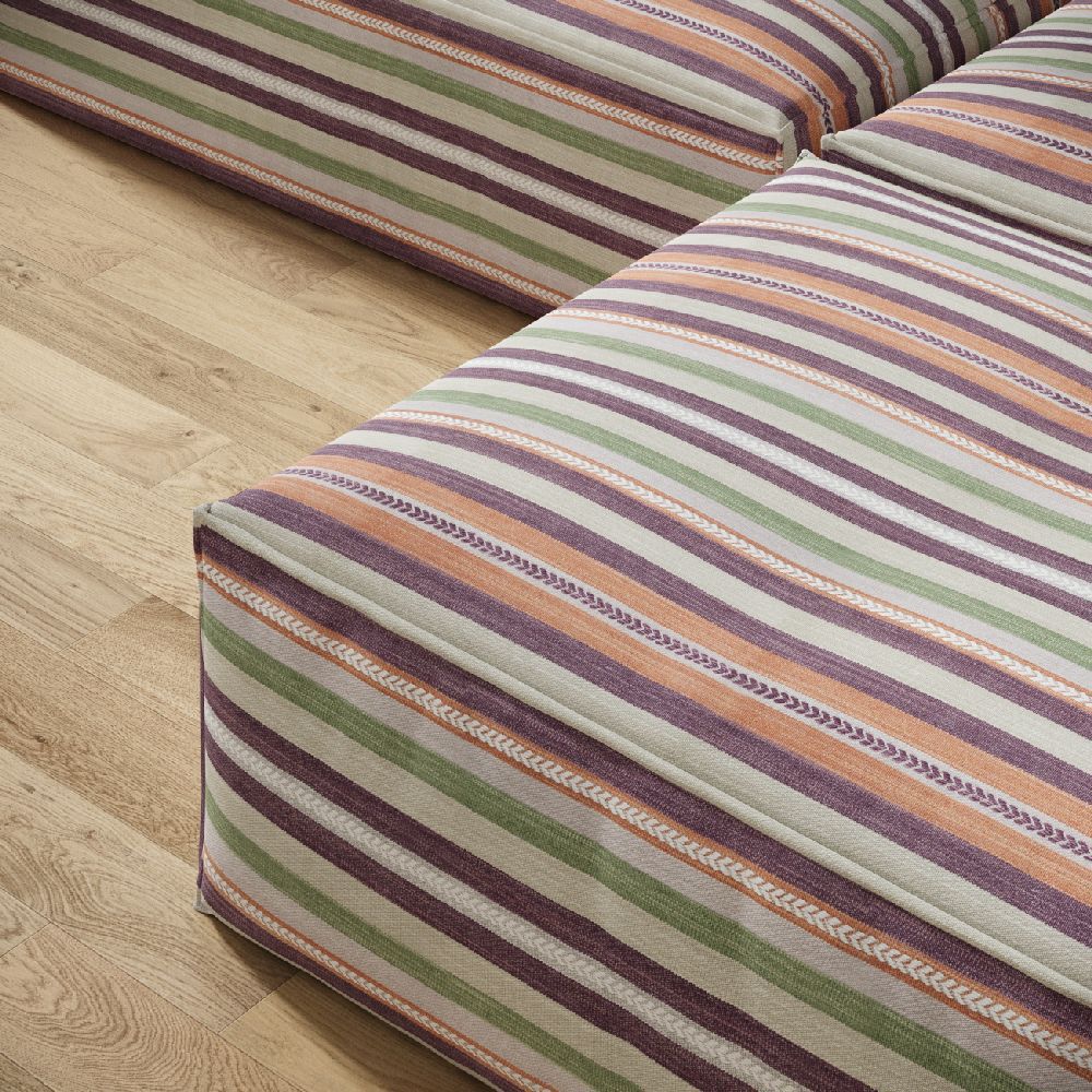 Upholstery fabric - AGUAYO - Zimmer + Rohde GmbH - striped / cotton / jute