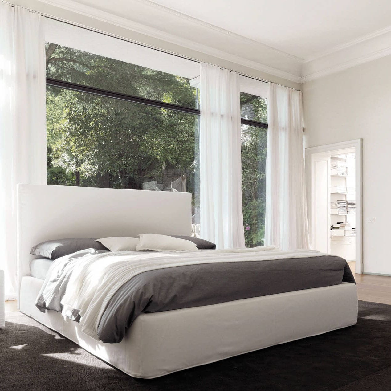 Double bed - BLO 118 - desiree divani - contemporary / upholstered ...