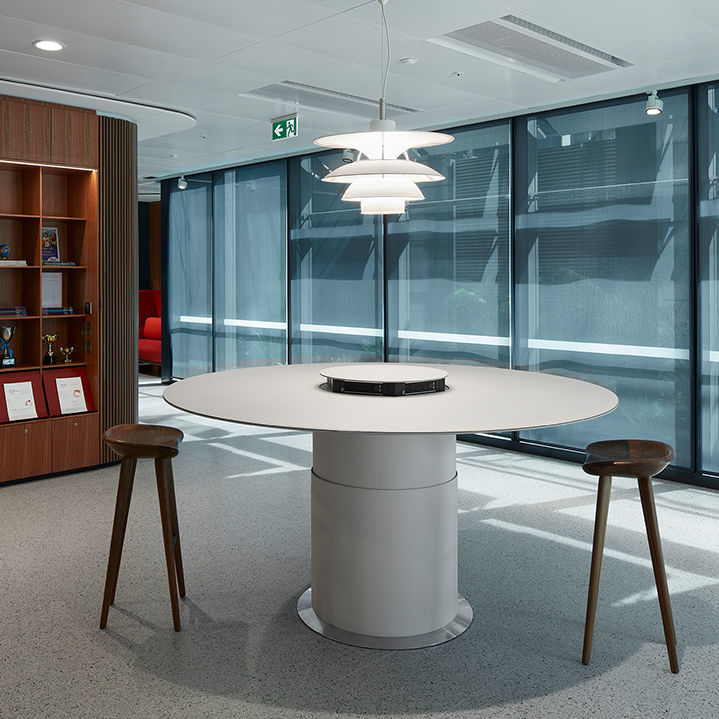 Contemporary boardroom table - ELEMENT 02 - UNIFOR - wooden / laminate ...