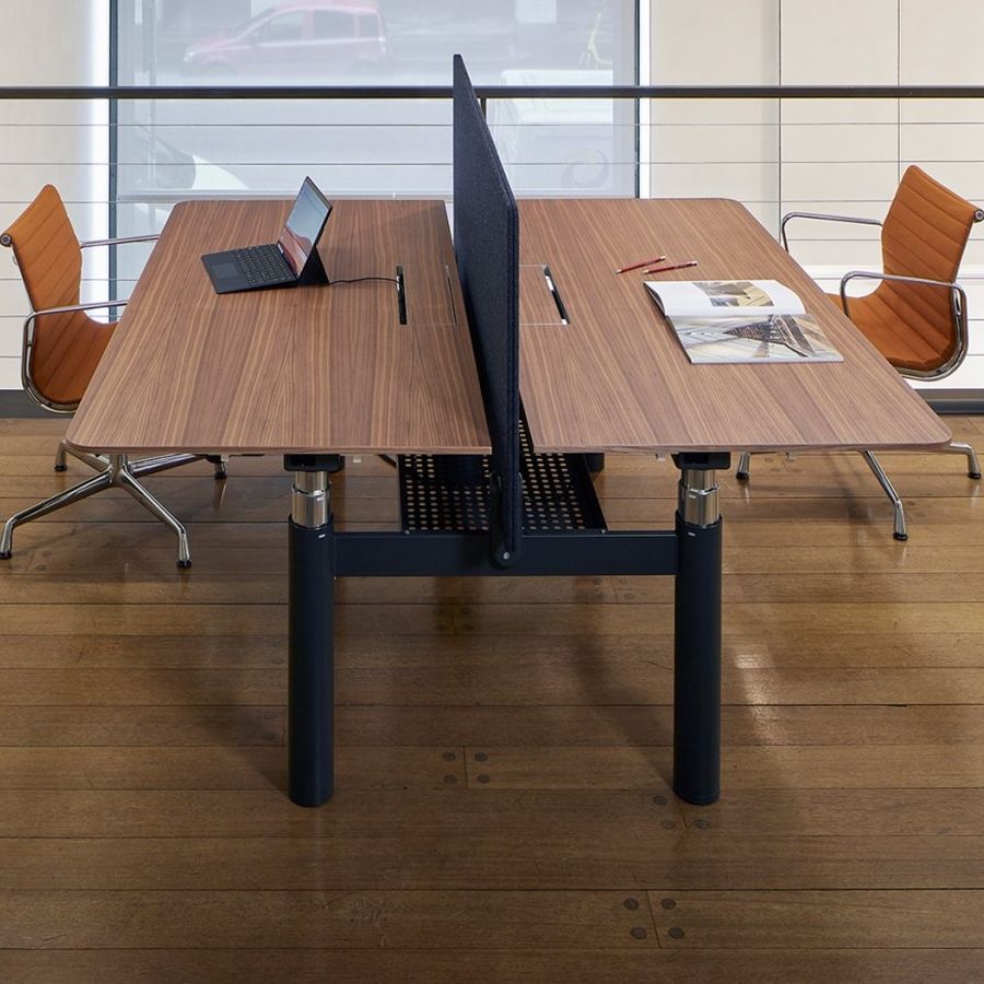 Workstation desk - ISATELLITI S200 - UNIFOR - free-standing / 2-4 ...