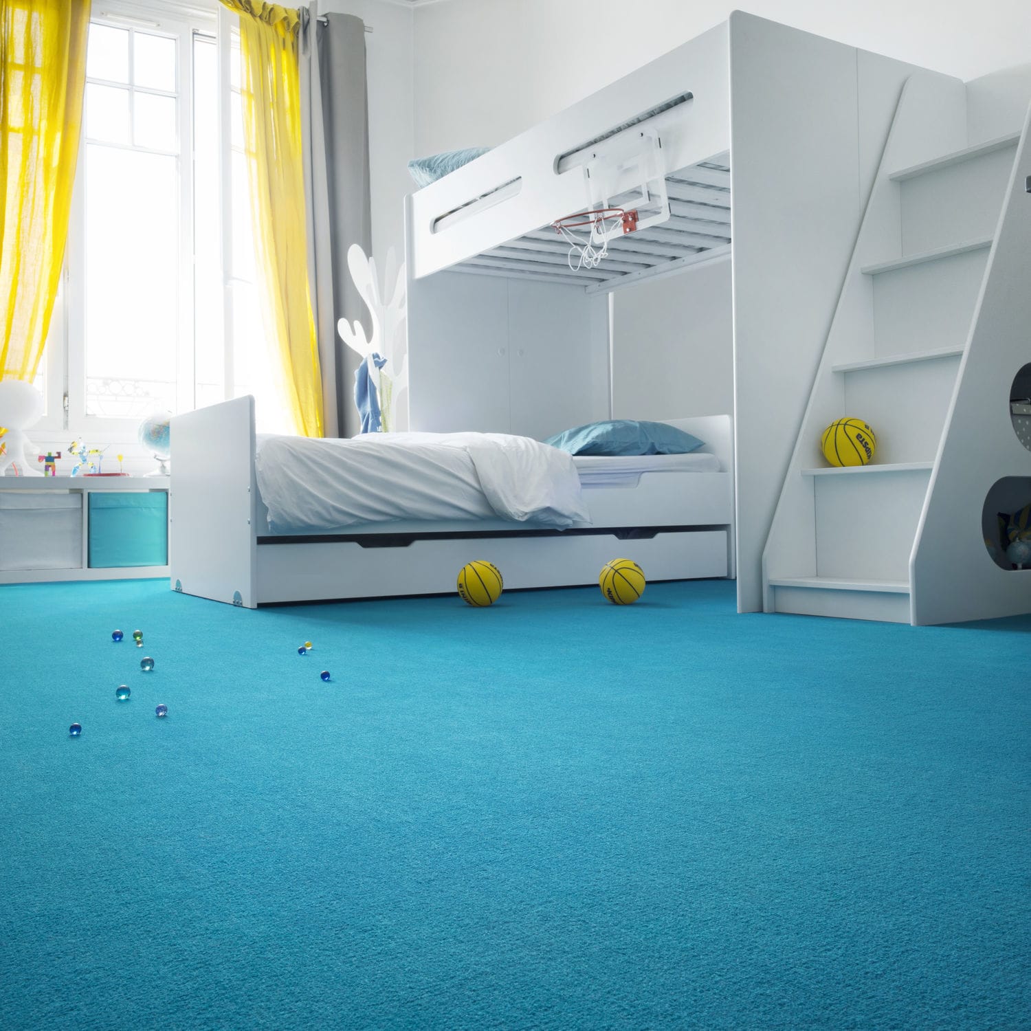 Tufted carpet - RÉSIDENTIEL DD - Balsan - cut pile / nylon / for hotel
