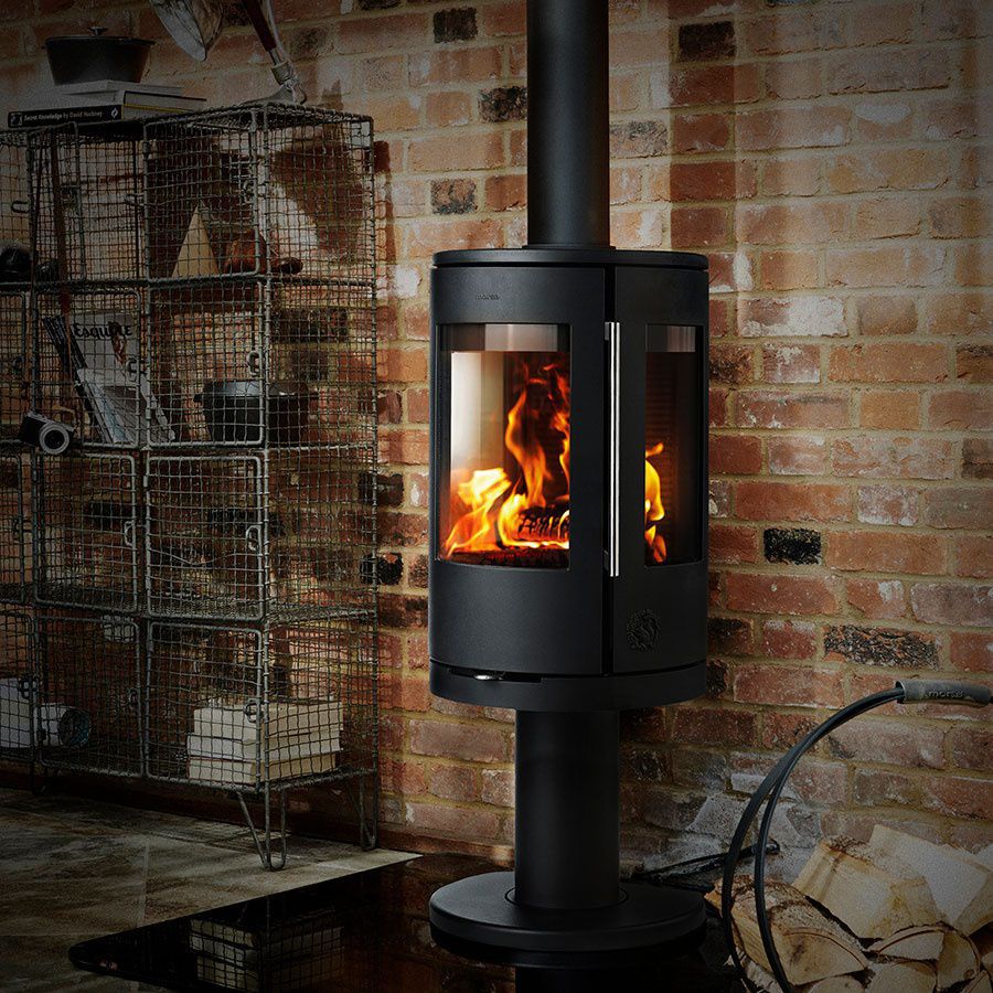 Wood heating stove - 7449 - Morsø Jernstøberi A/S - 0 - 5 kW / 3-sided ...