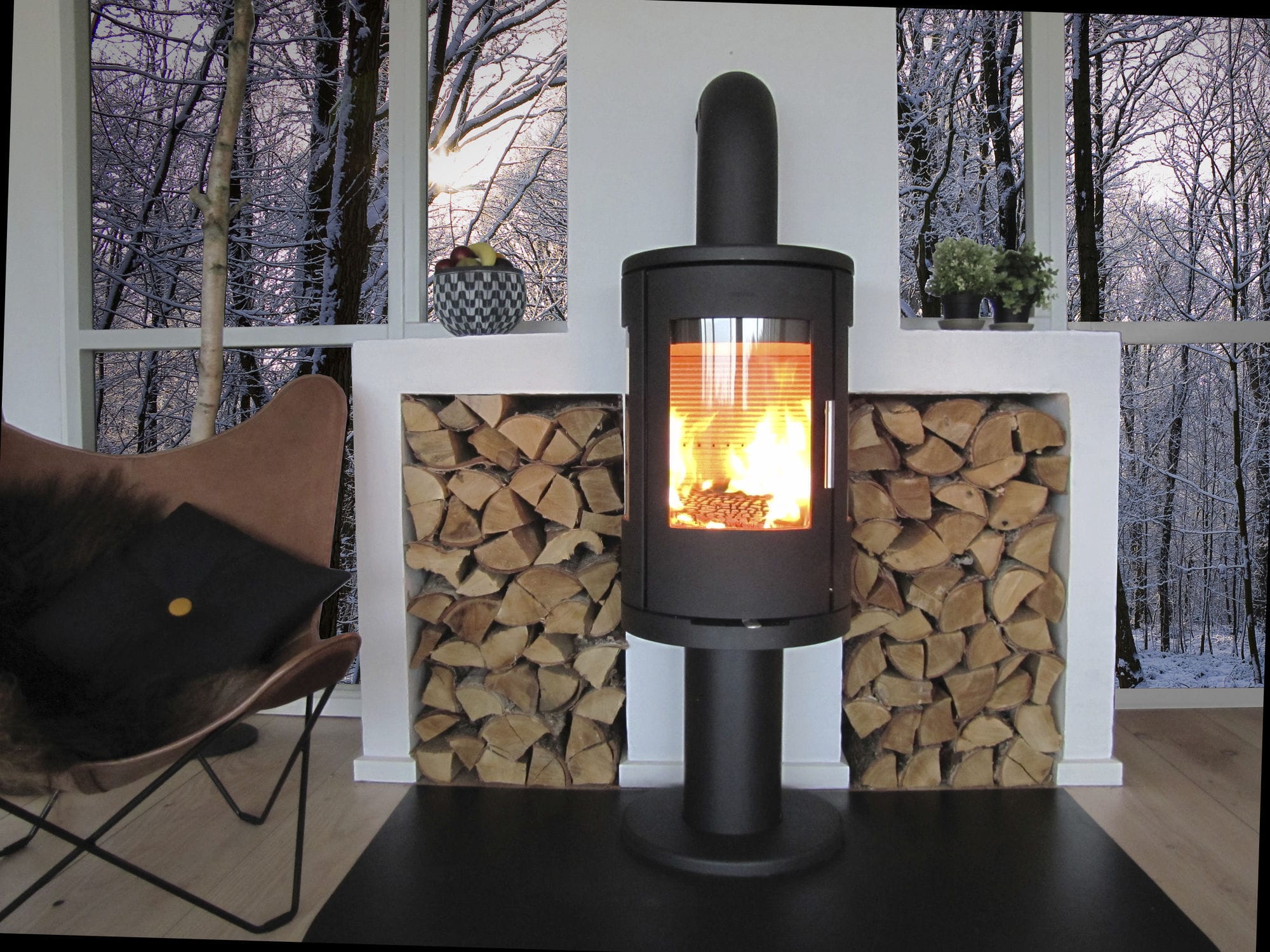 Wood heating stove - MORSØ 7449 - Morsø Jernstøberi A/S - 0 - 5 kW / 3 ...