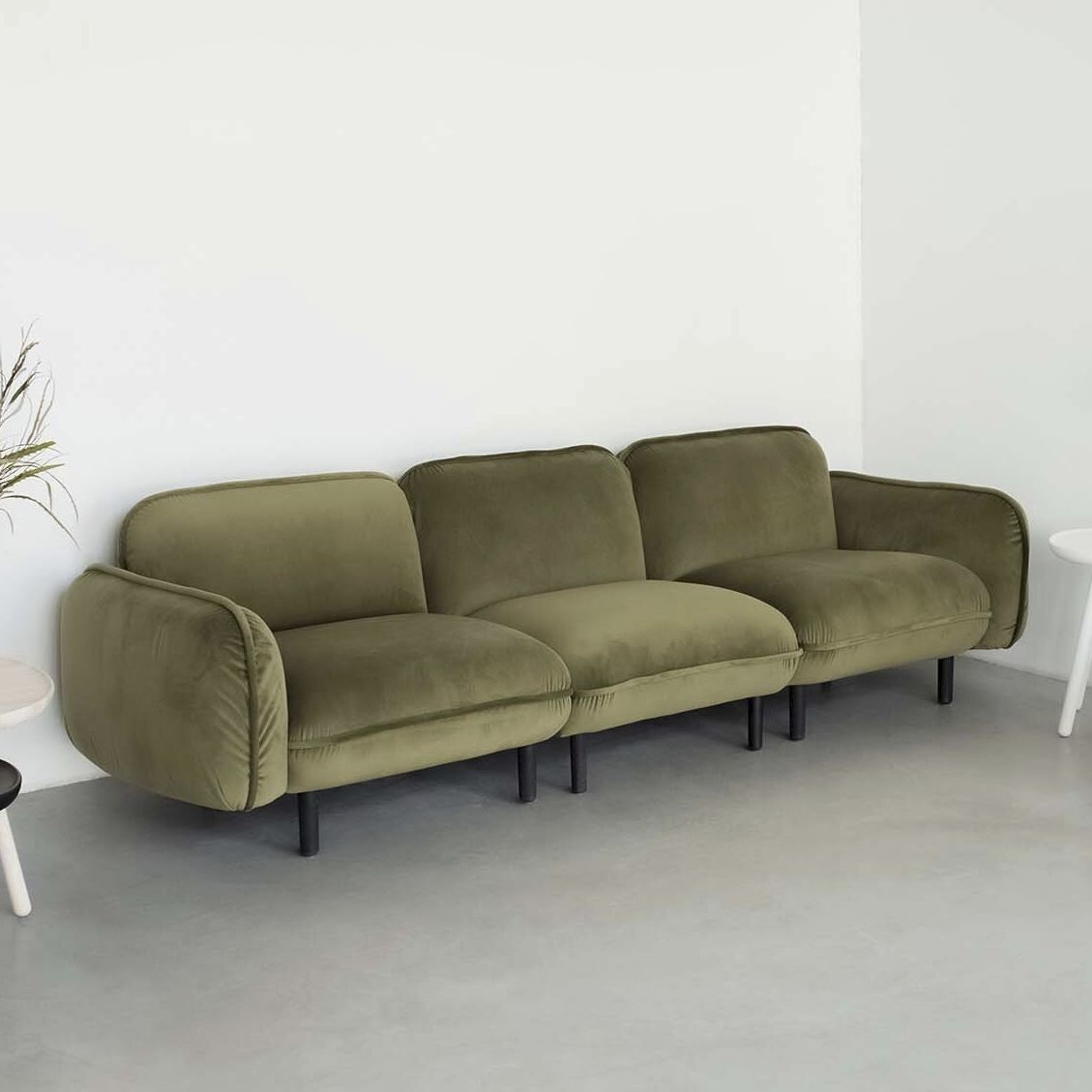 Modular sofa - Bean - EMKO - contemporary / gray / beige