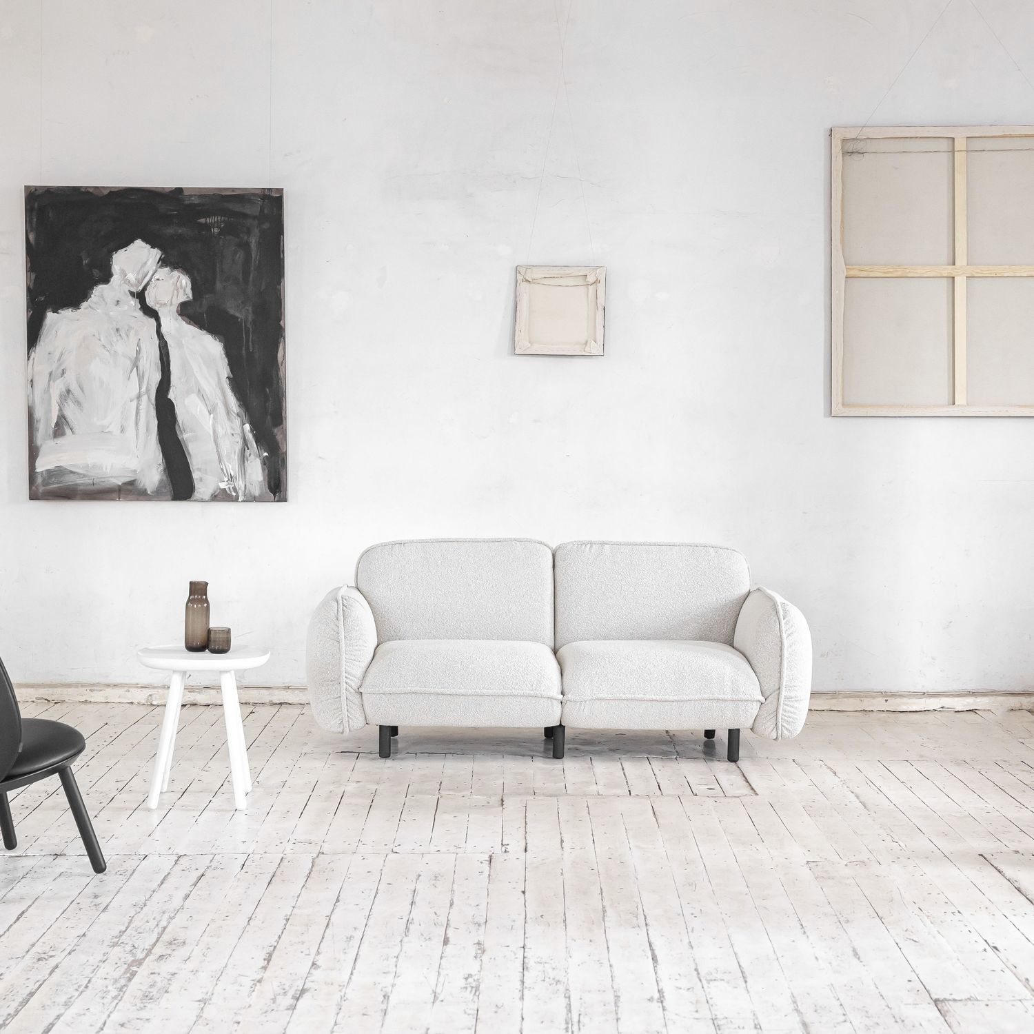 Modular sofa - Bean - EMKO - contemporary / velvet / with armrests
