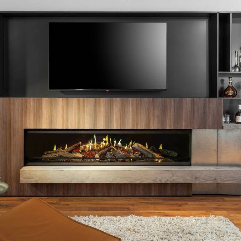 Holographic fireplace - E-one 190F - Kalfire Fireplaces - electric ...