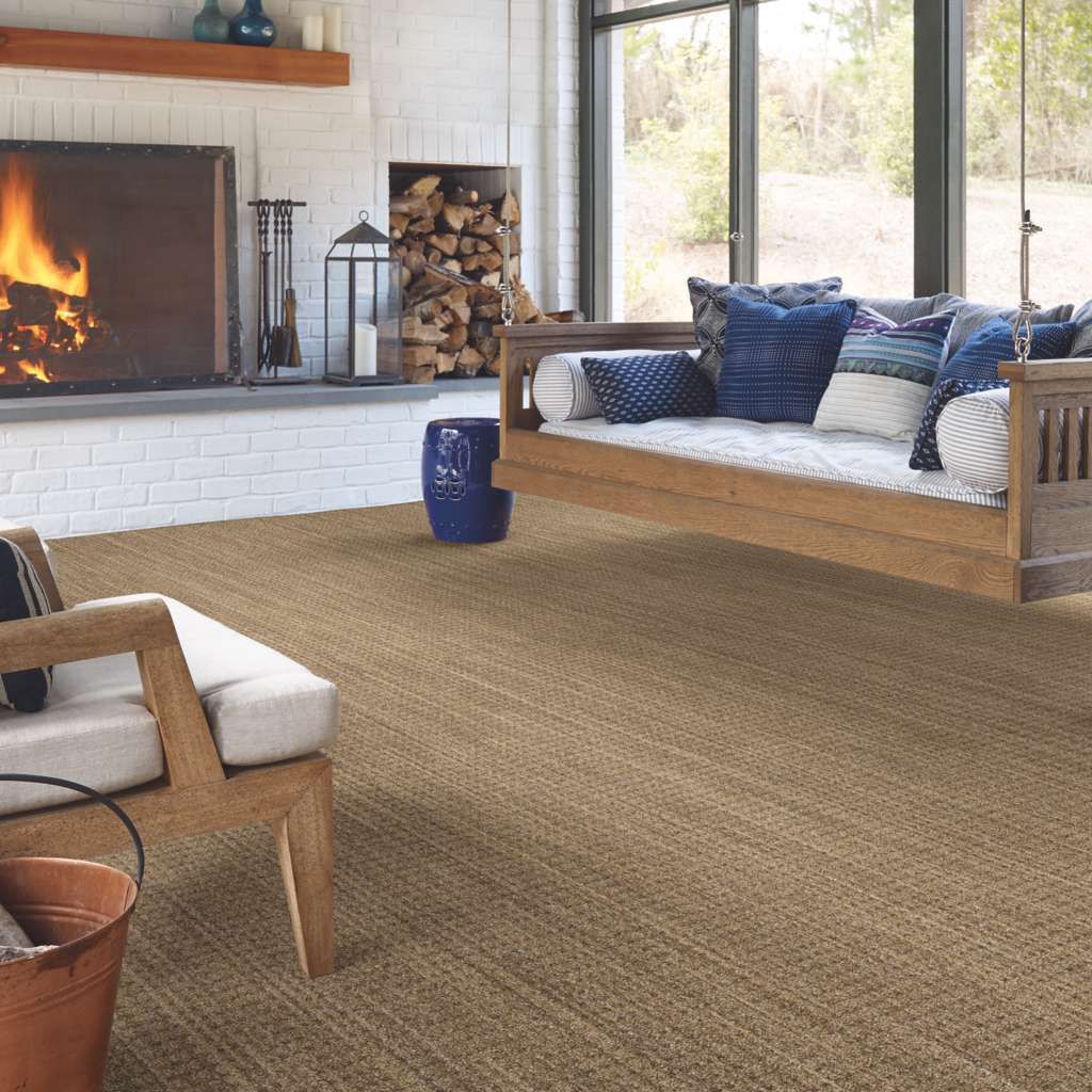 Tufted carpet - FOUNDATIONS : NATURAL BOUCLE 15 - Shaw floors - loop ...