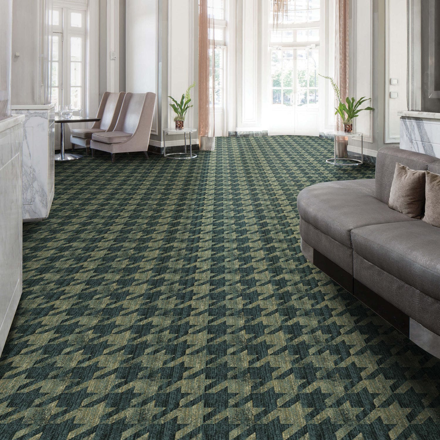 Tufted carpet - VICAR - Mohawk Group - nylon / commercial / geometric pattern