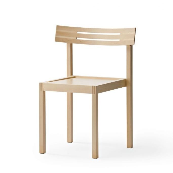 Contemporary chair - PUMU - Mobel - indoor / wooden / wooden base