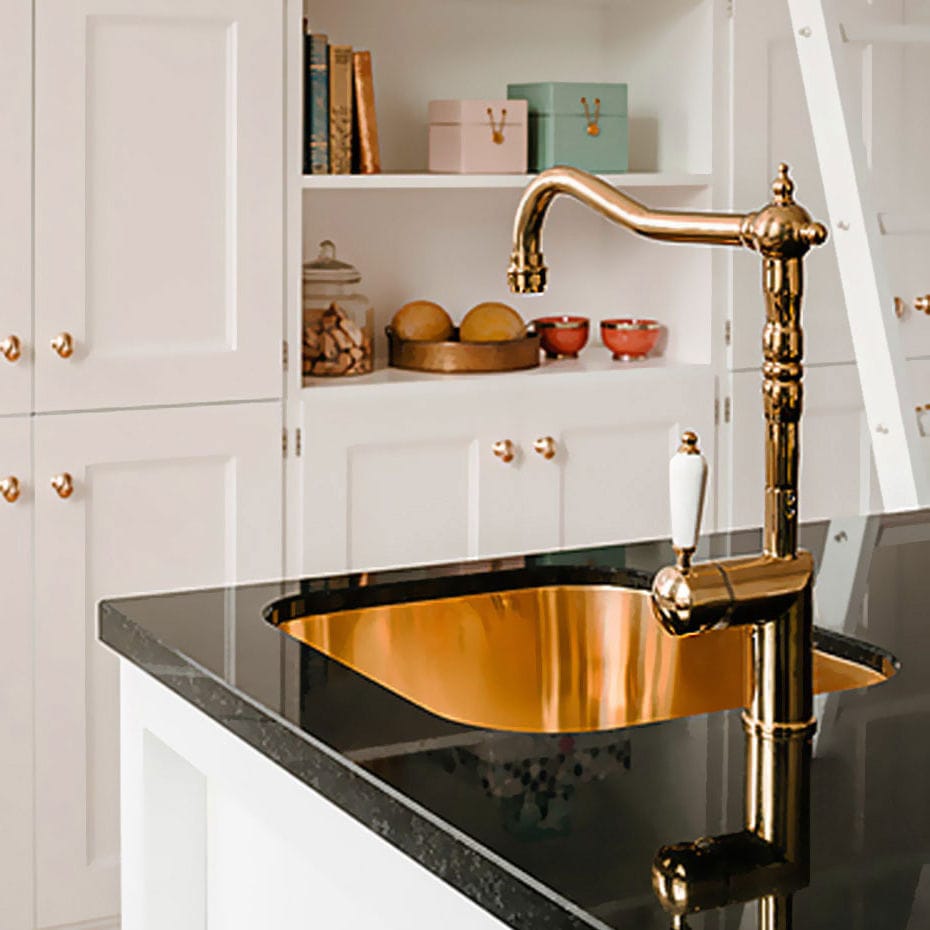 Countertop mixer tap - CL-170 - nivito - stainless steel / kitchen / 1-hole