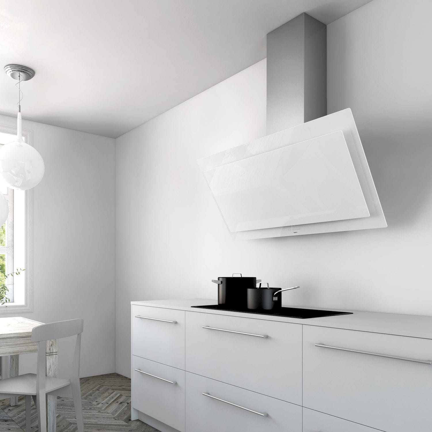 Wall-mounted range hood - Vision - NOVY N.V. - ducted / ductless / with ...