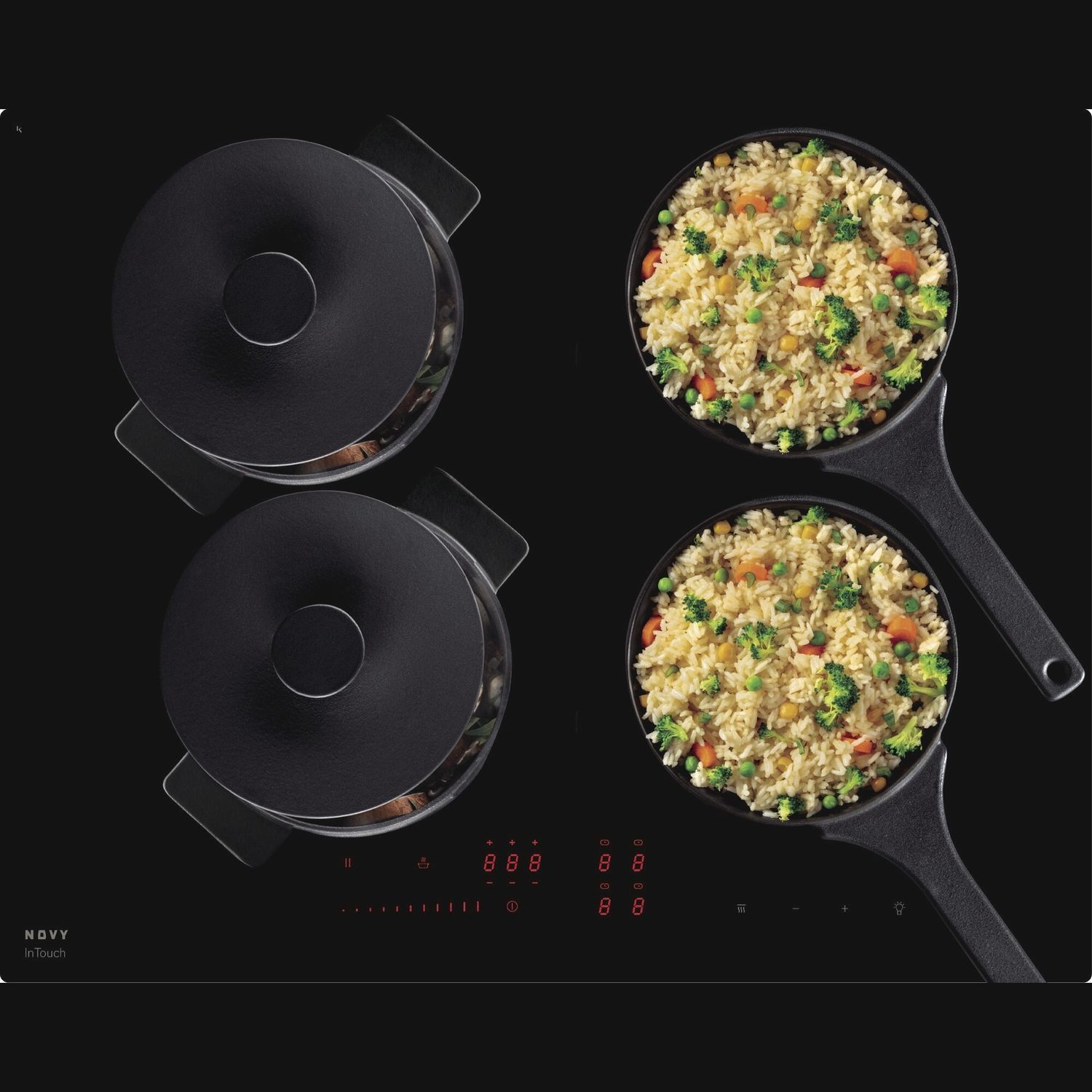 Induction cooktop - Power - NOVY N.V. - 4 burner / built-in / with ...