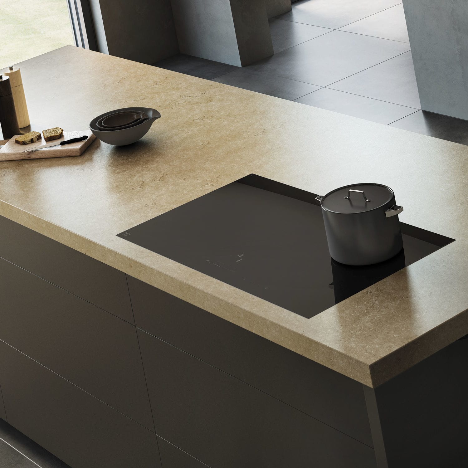 Induction cooktop - Pro - NOVY N.V. - 5 burner / built-in / with touch controls