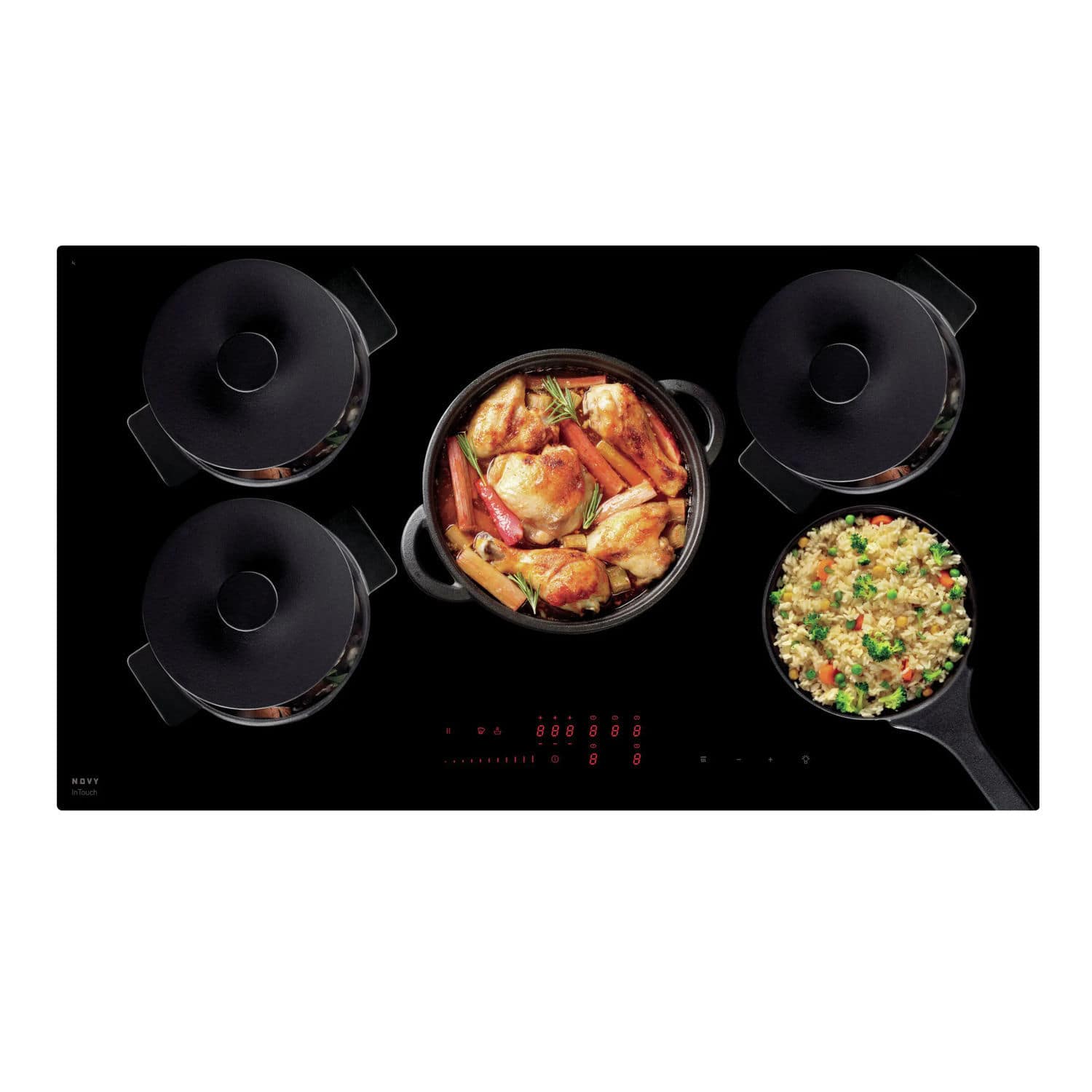 Induction cooktop - Power - NOVY N.V. - 5 burner / built-in / with ...