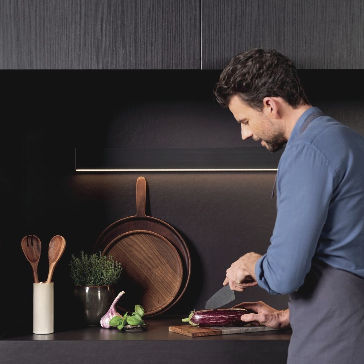 Contemporary wall light - 740102 - NOVY N.V. - indoor / steel / rectangular