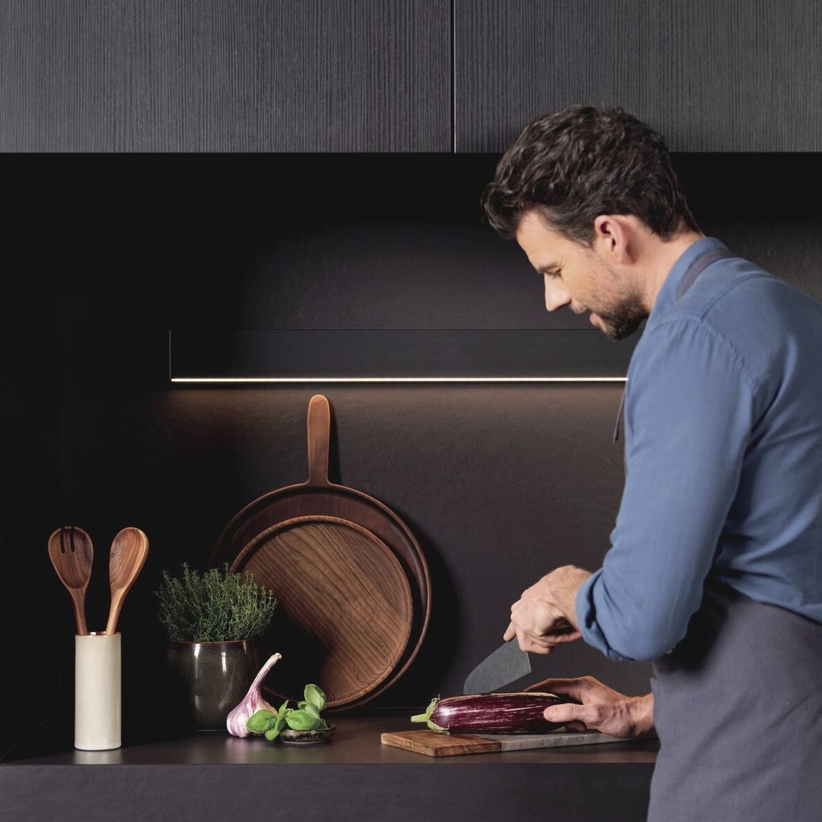 Contemporary wall light - 740702 - NOVY N.V. - indoor / steel / rectangular